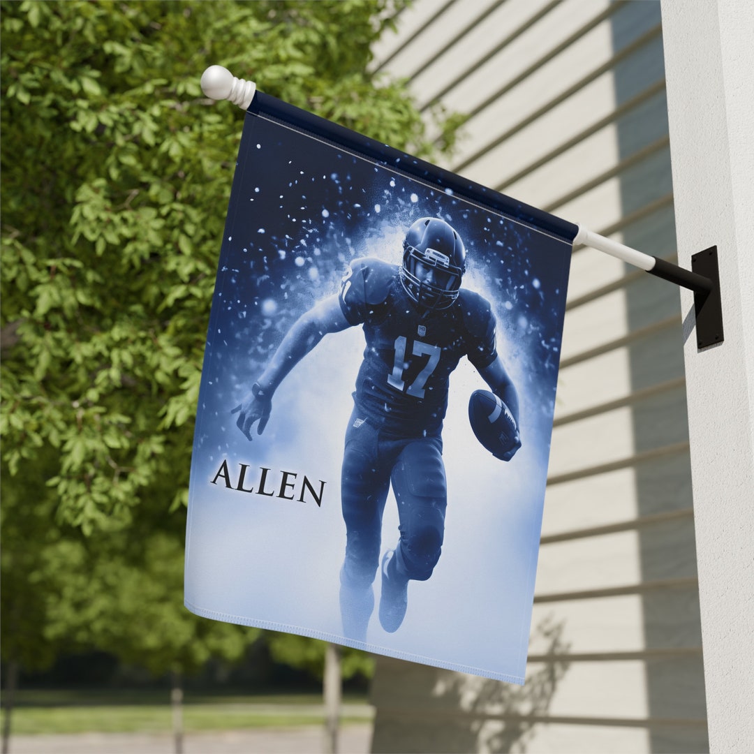 Josh Allen Inspired Flag, Winter in Buffalo, 17, Buffalo Bills Playoff ...