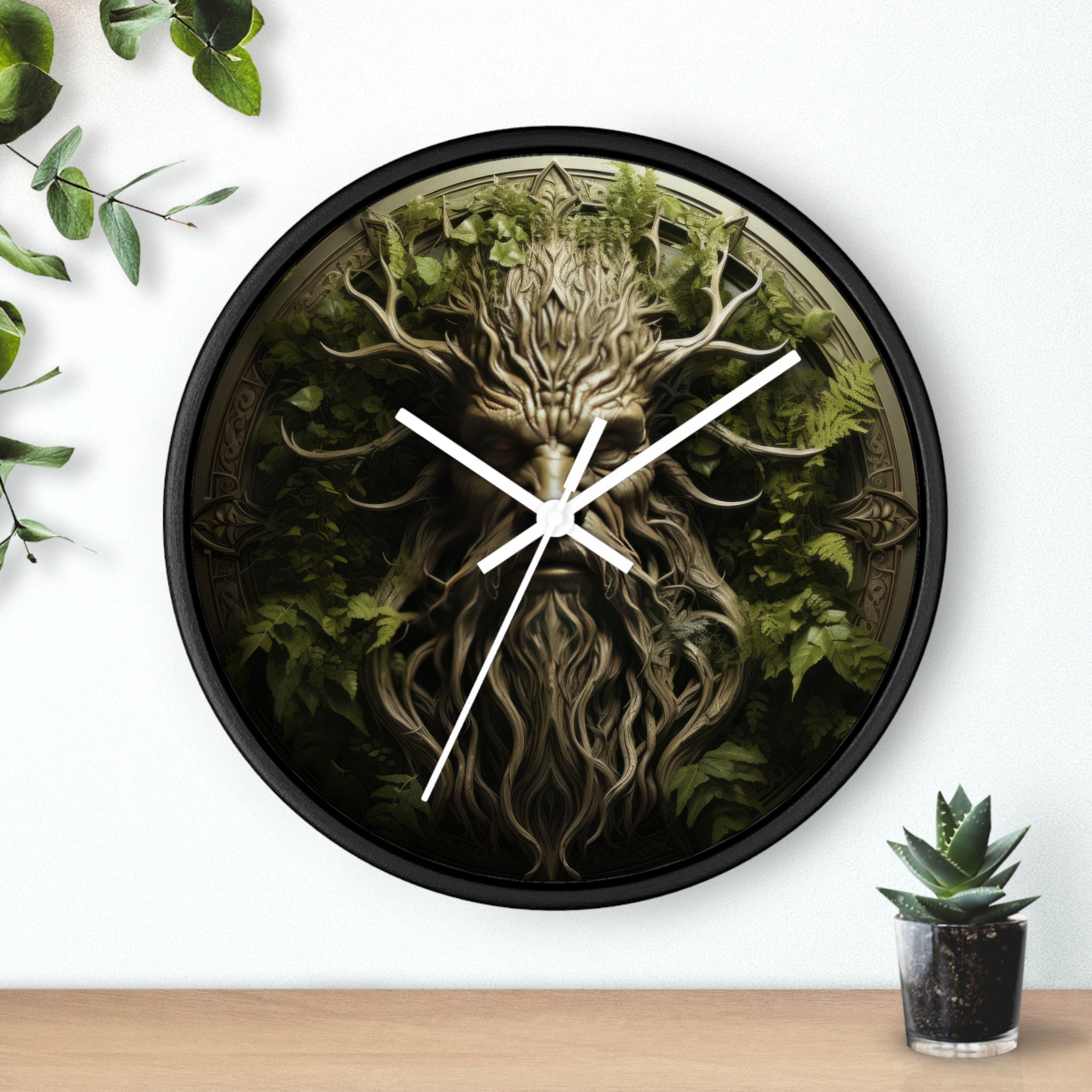 Leshy Inspired Horror Clock Horror Home Decor Murderous - Etsy