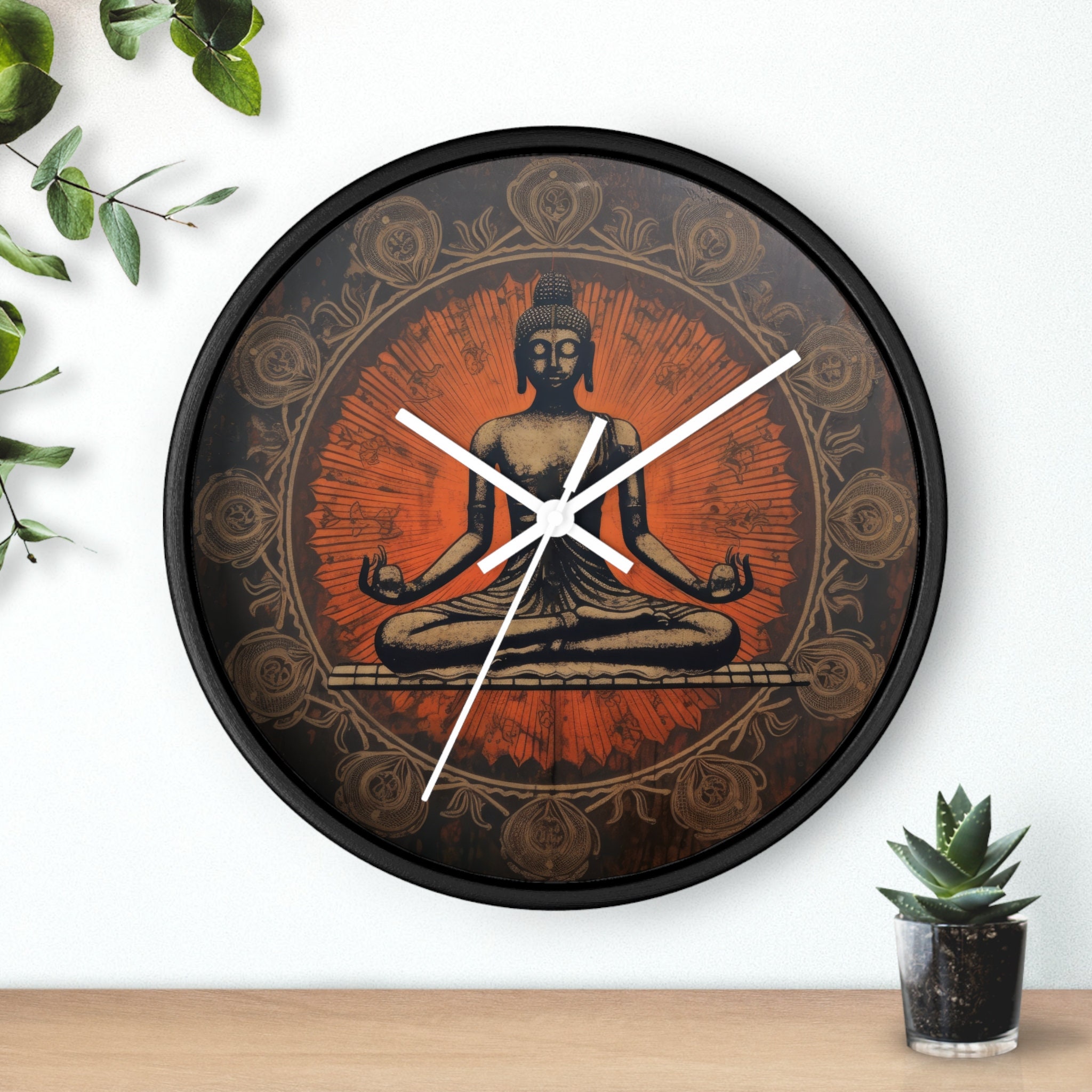 Yoga Meditation Clock, Yoga Gift, Meditation Gift, Yoga Clock, Unique ...