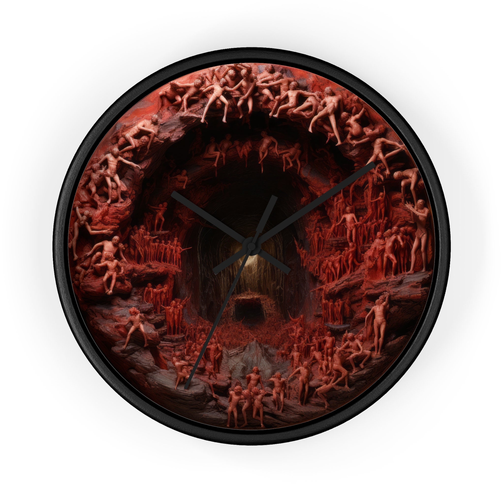Dante's Inferno Horror Clock Hell Home Decor Classic - Etsy