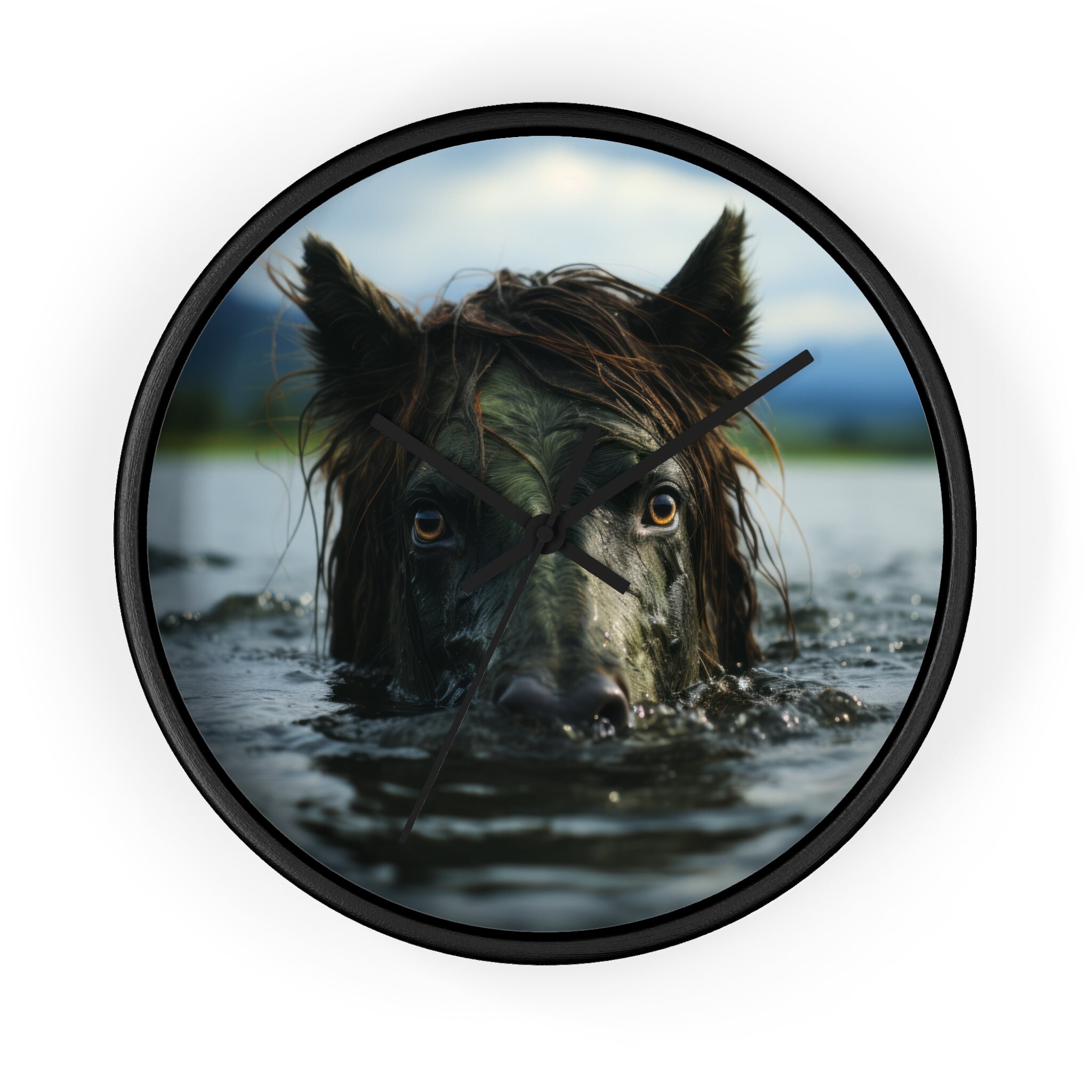 Kelpie Inspired Horror Clock, Horror Home Decor, Murderous Horse Gift ...