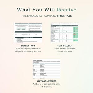 Excel Blood Test Results Tracker | Monitor Essential Labs, Common ...