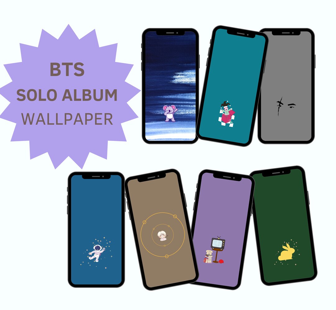 BTS Wallpaper OT7 Album Solo Jungkook Golden Layover V Face Jimin ...