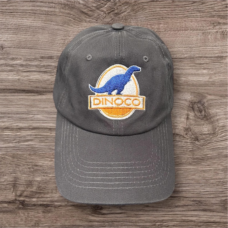 Dinoco Disney Cars Movie Logo Embroidered Adult or Youth Hat, Custom ...