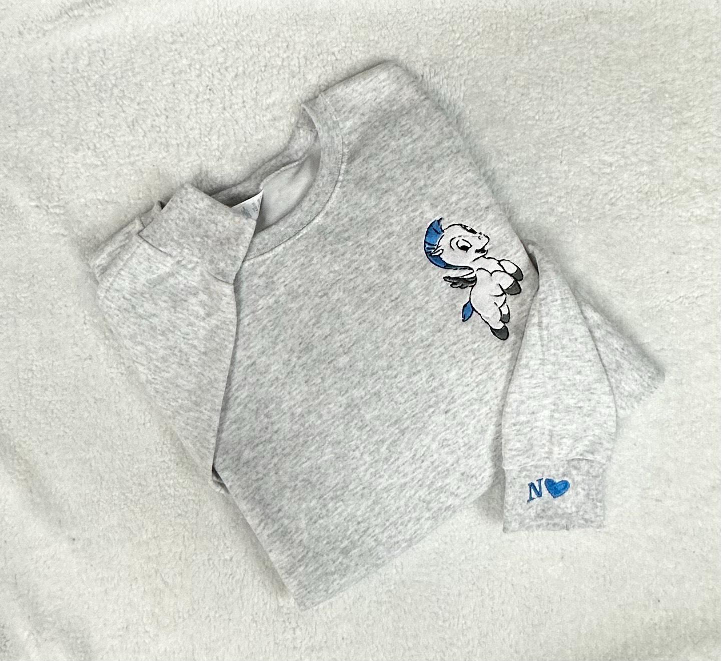 Baby Pegasus From Disney Hercules Movie Embroidered Crewneck Sweatshirt ...