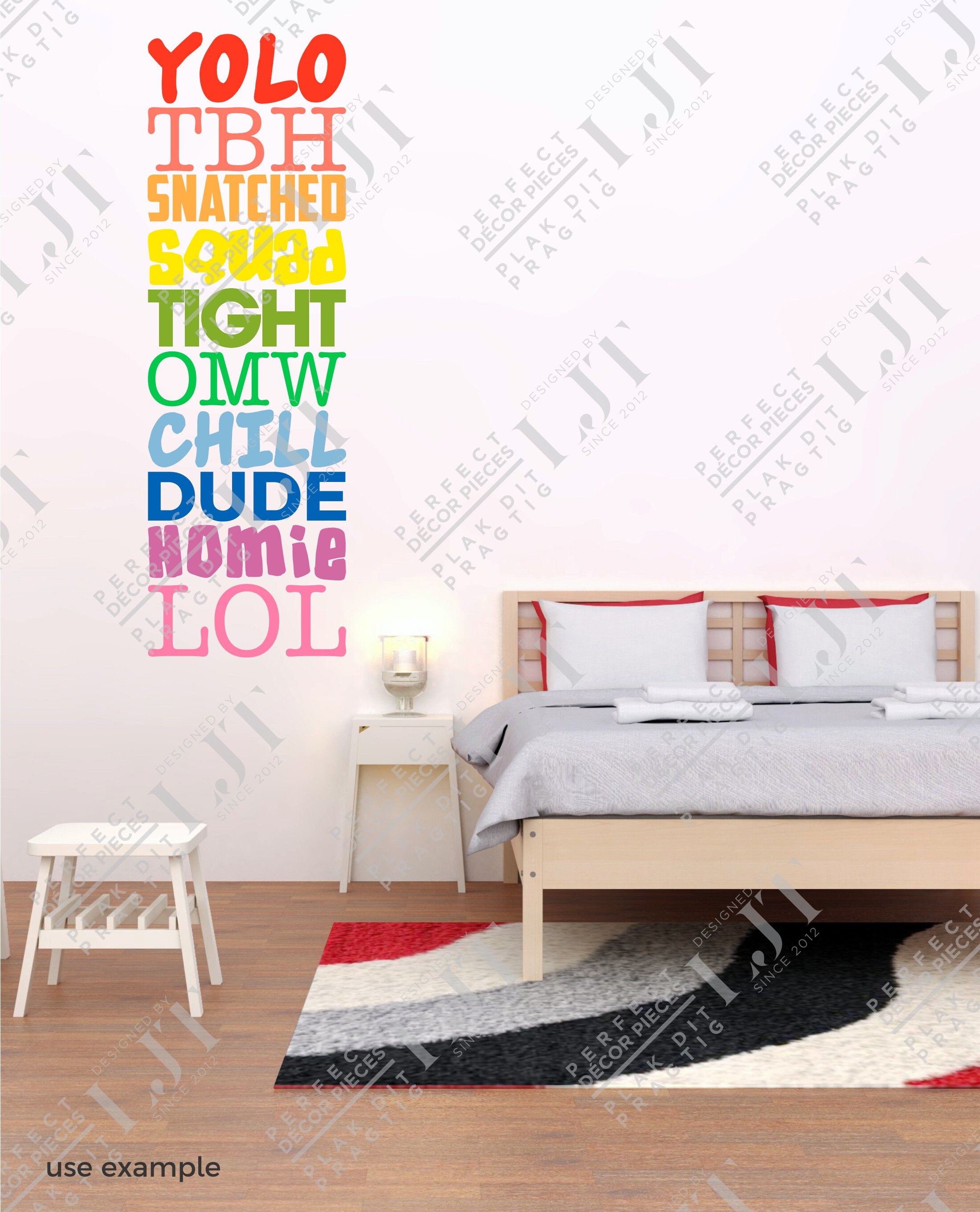Teenage Slang Decorative Words Cut File, Wall Art Cut File, Teenager ...