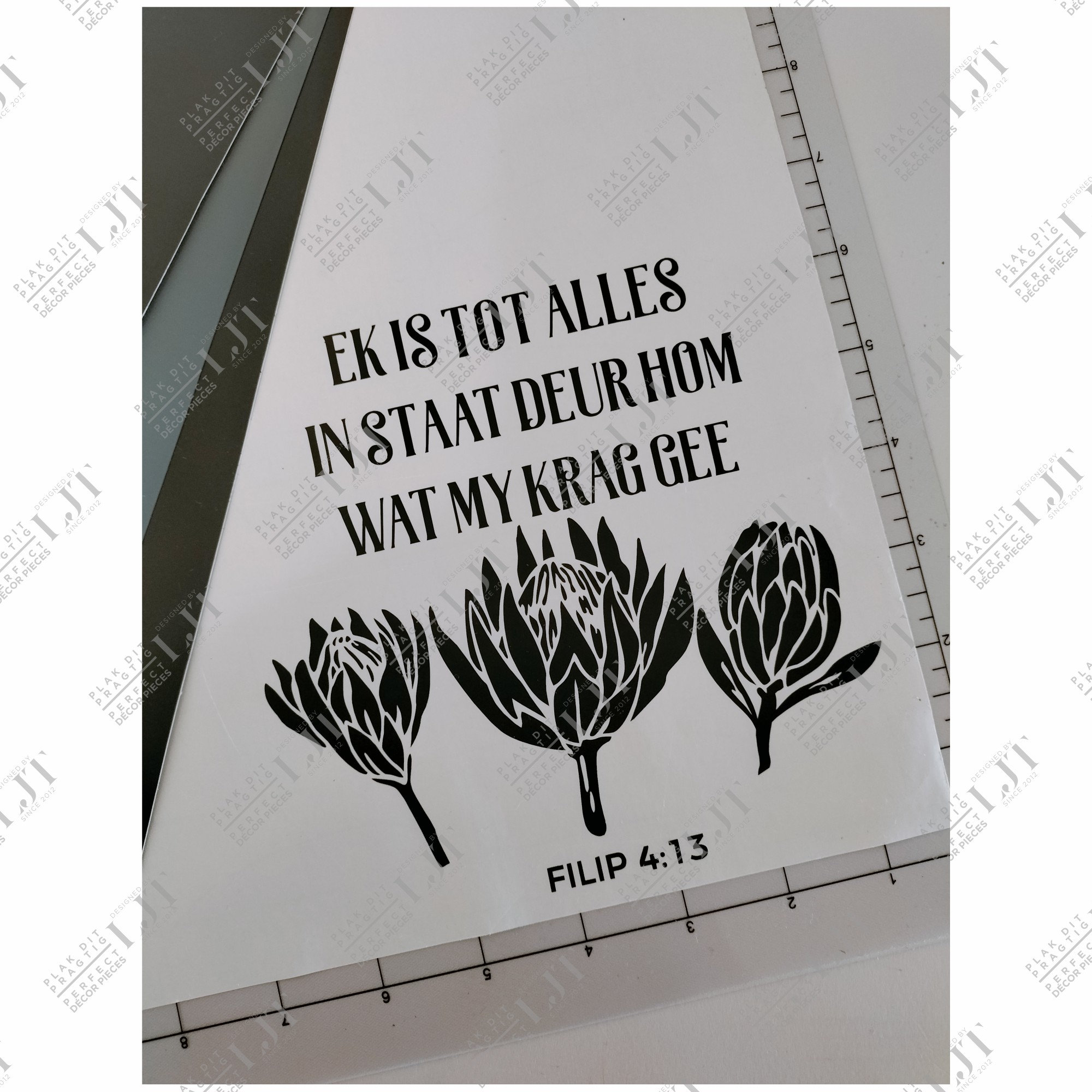 FILIPPENSE 4:13 Woorde Wall Art, Afrikaans Cut Files, Instant Digital ...