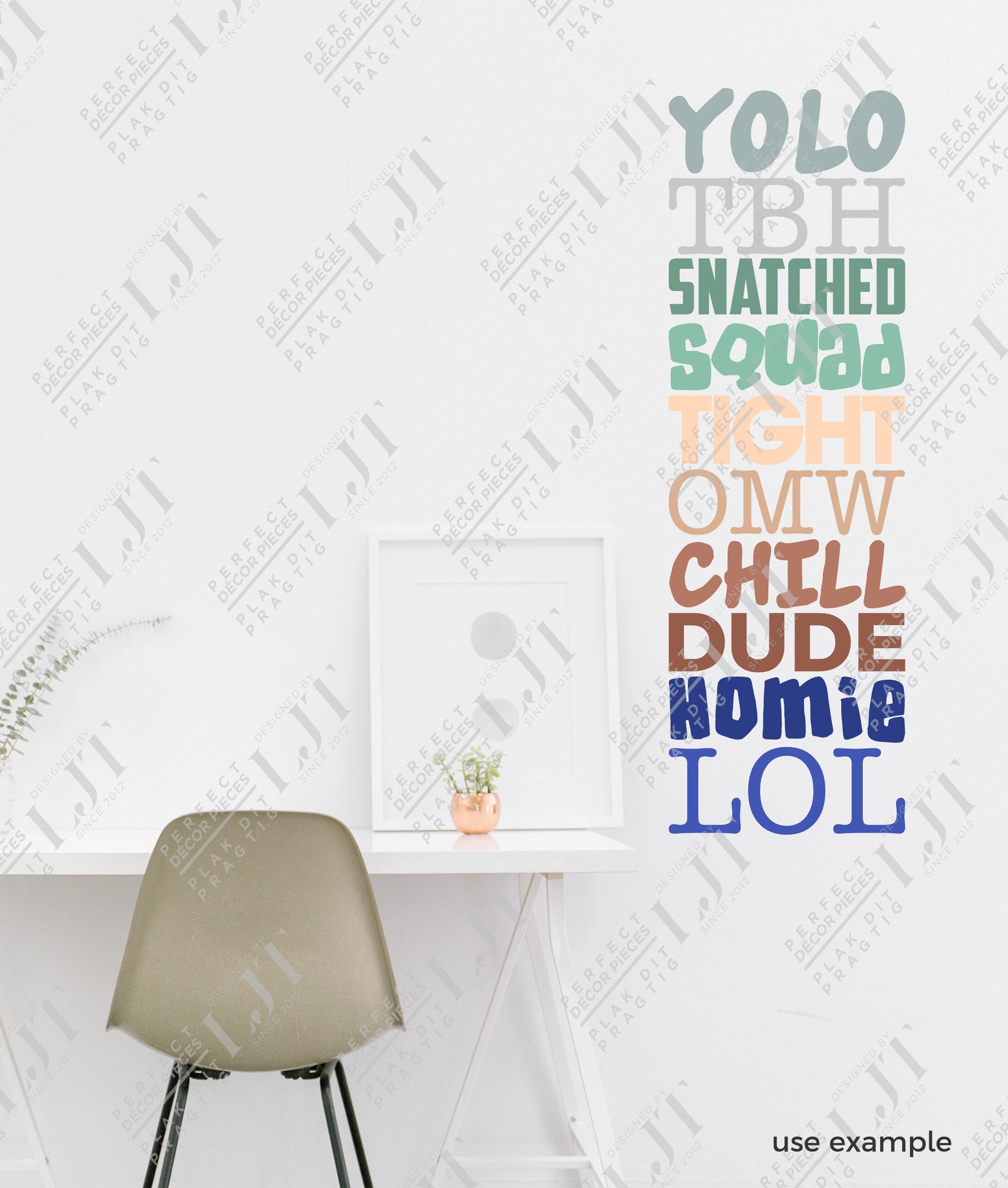 Teenage Slang Decorative Words Cut File, Wall Art Cut File, Teenager ...