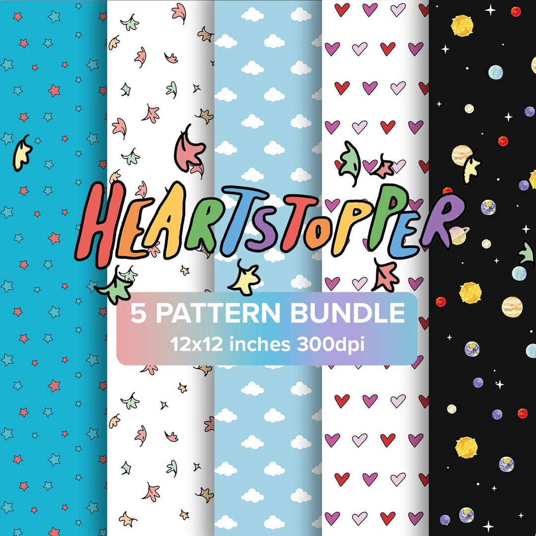 HEARTSTOPPER - 5 Pattern Bundle - Etsy