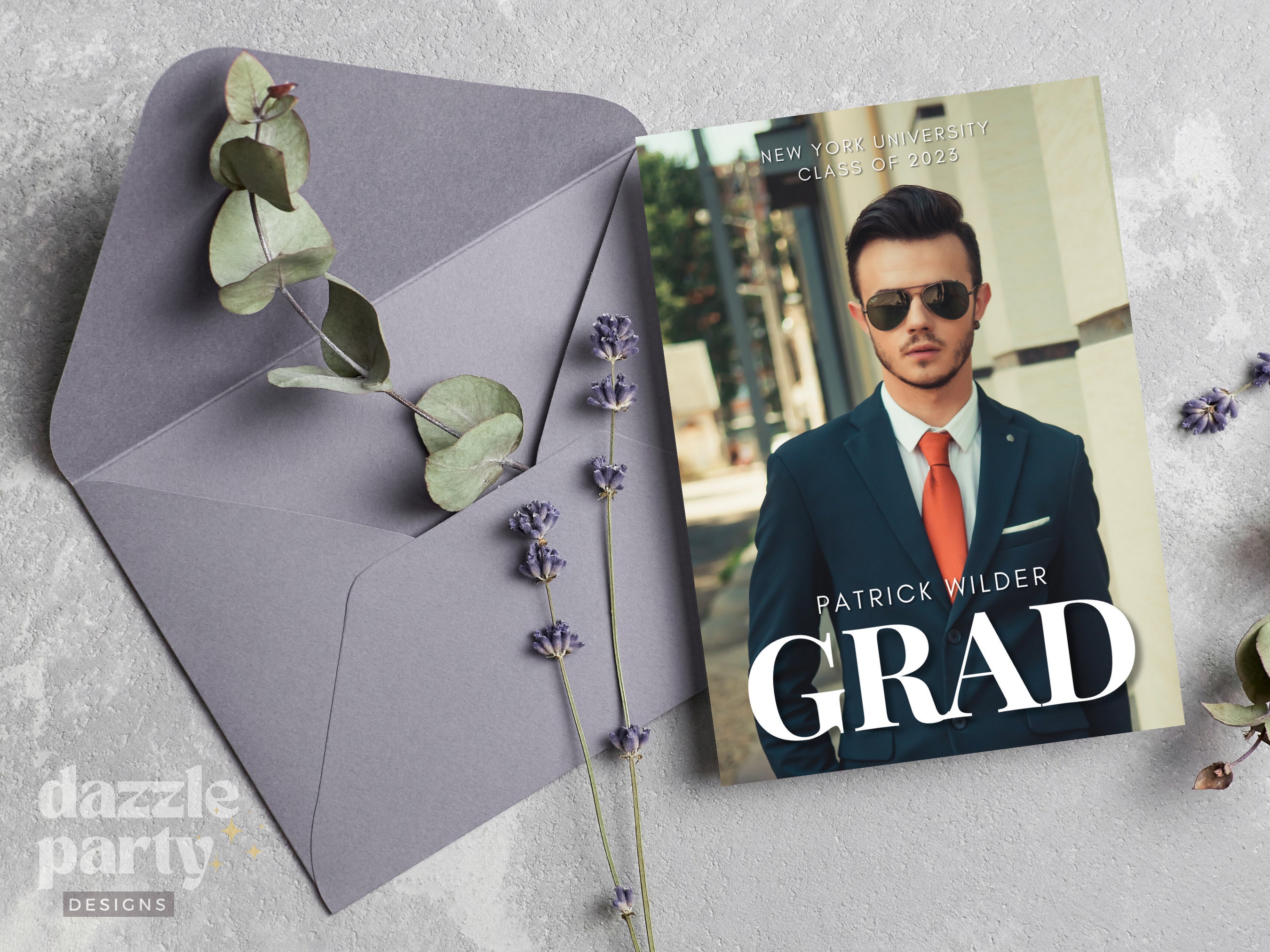 Graduation Announcement Template Boy, Graduation Invitation 2025 ...