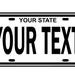 Custom License Plate Decal - Personalized License Plate - Multiple ...