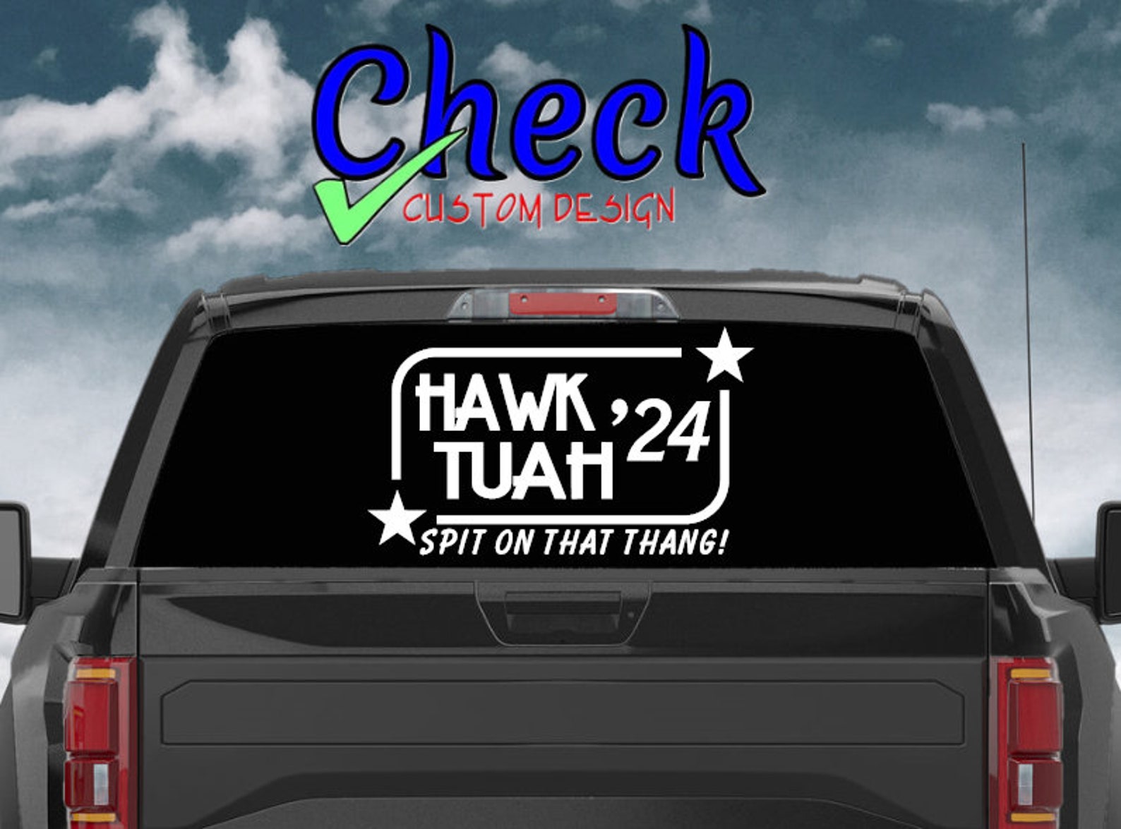 Hawk Tuah 24 Spit on That Thang Decal Multiple Colors & Sizes Laptop ...