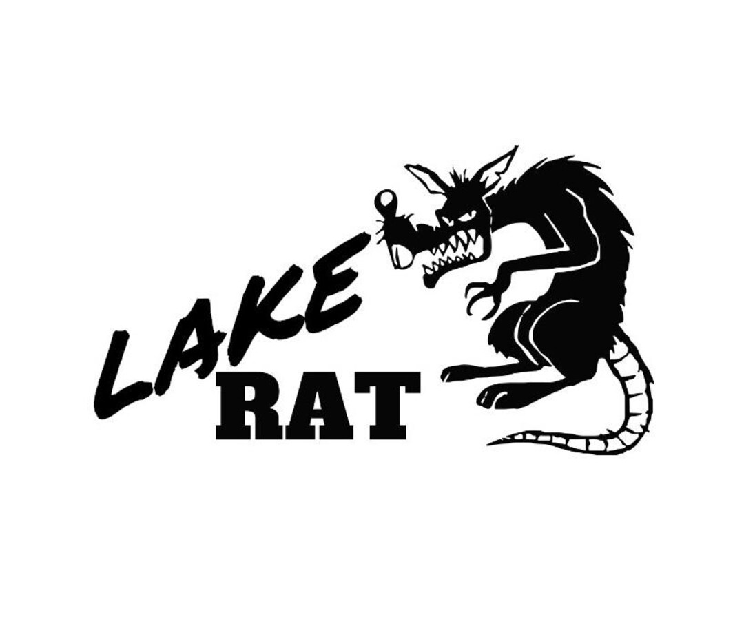 Lake Rat Vinyl Decal Lake Life Multiple Colors & Sizes Laptop-phone ...