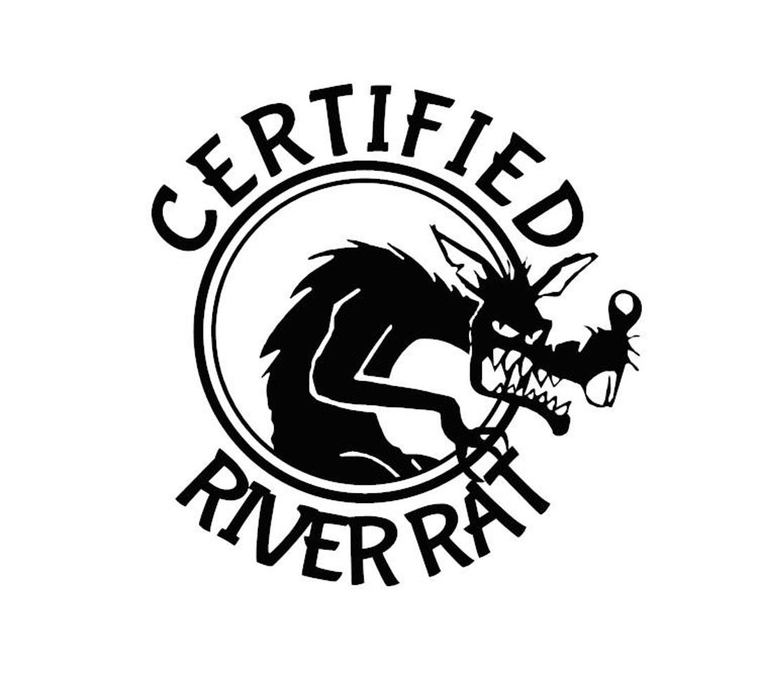 Certified River Rat Decal - Multiple Colors & Sizes - Laptop-phone ...