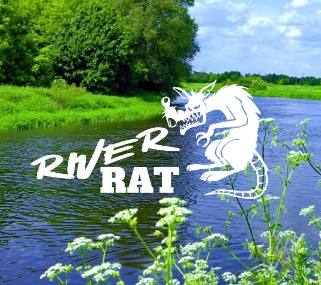 River Rat Decal - Multiple Colors & Sizes - Laptop-phone-window-rv ...