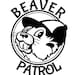 Beaver Patrol Decal - Multiple Colors & Sizes - Laptop-phone-window-rv ...