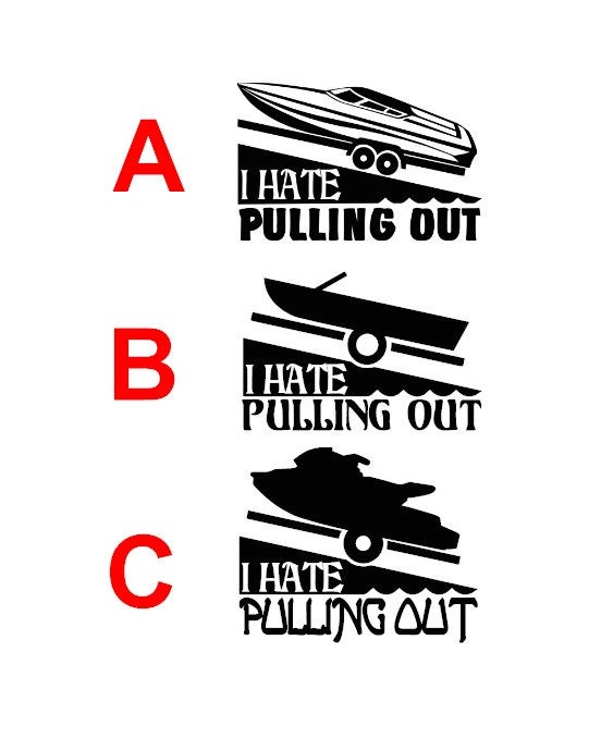 I Hate Pulling Out Decal - Custom - Multiple Colors & Sizes - Laptop ...