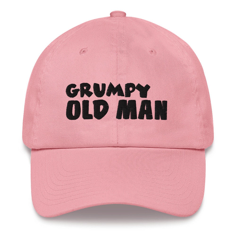 Grumpy Old Man Hat Embroidered Design Funny Camper Camping Outdoors ...