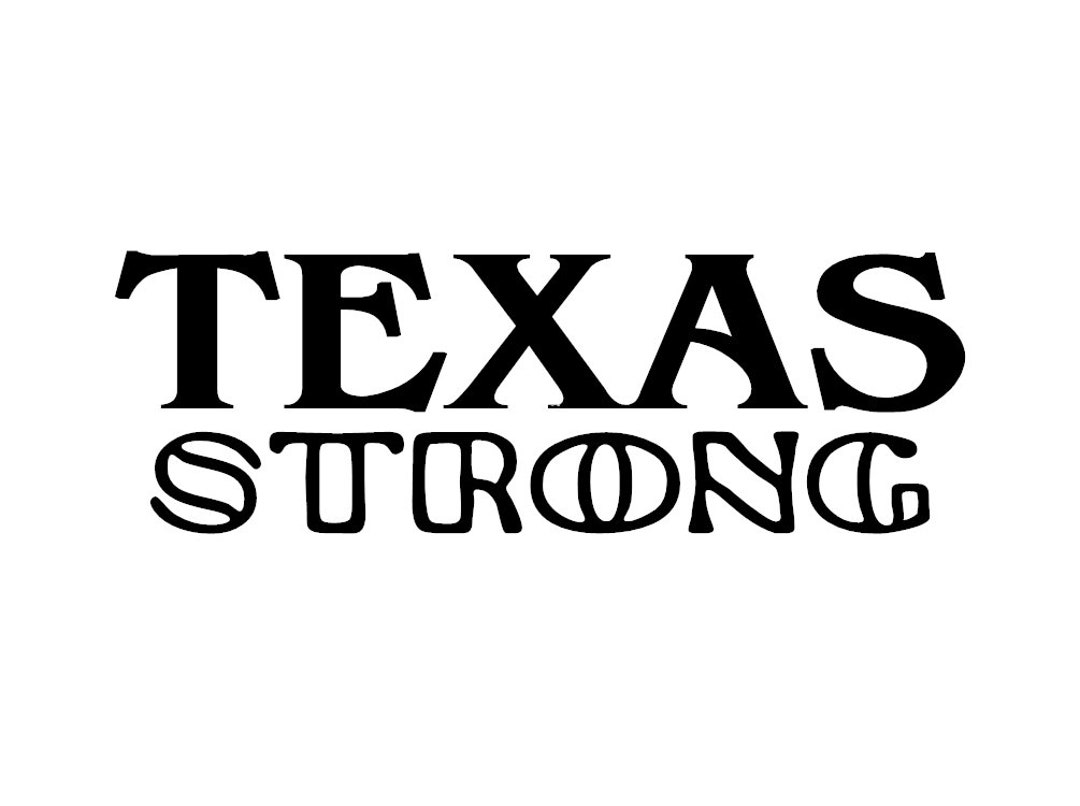 Texas Strong Decal - Multiple Colors & Sizes - Laptop-phone-window-rv ...