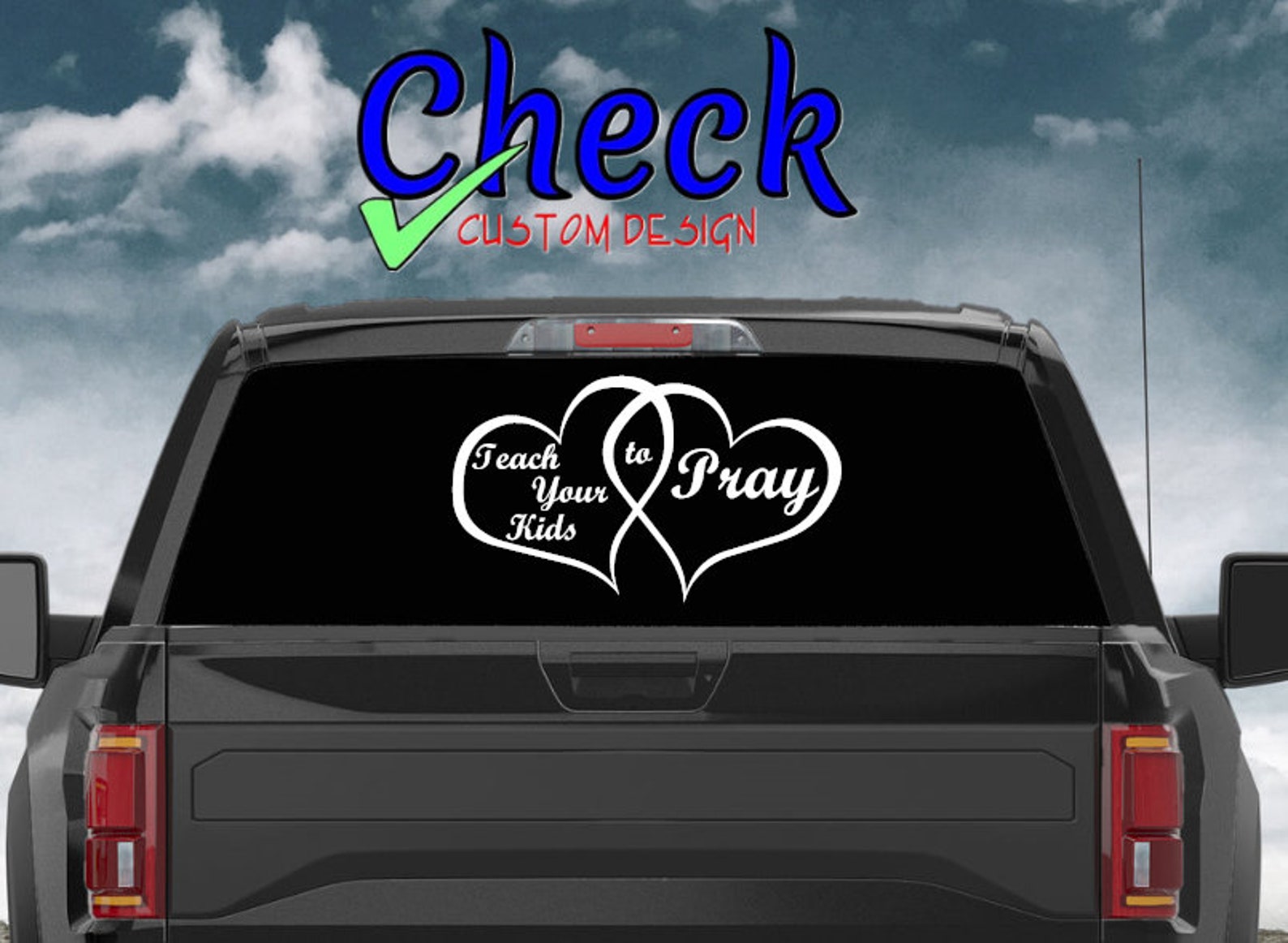 Teach Your Kids to Pray - Kids Prayer Decal - Multiple Colors & Sizes ...