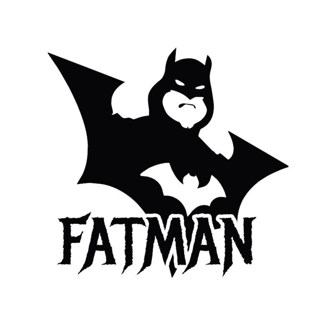 Fatman Vinyl Decal - Multiple Colors & Sizes - Laptop-phone-window-rv ...