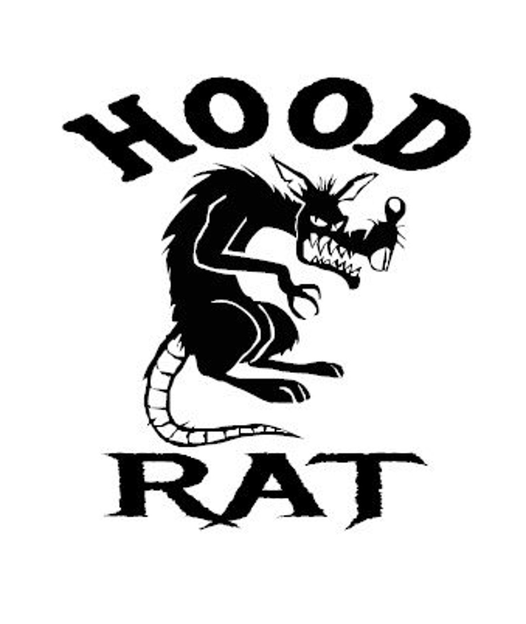 Hood Rat Decal - Multiple Colors & Sizes - Laptop-phone-window-rv ...