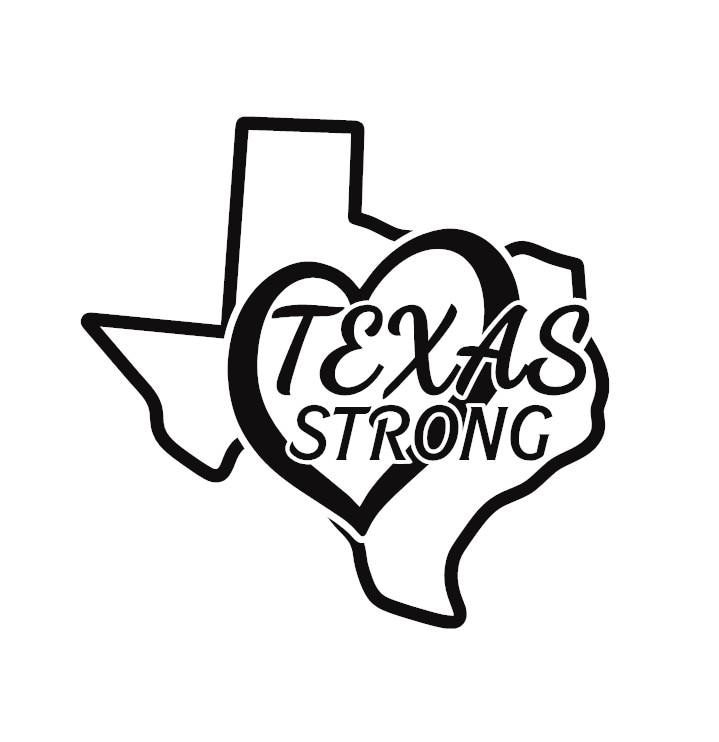 Texas Strong Decal - Multiple Colors & Sizes - Stand With Texas - Texas ...