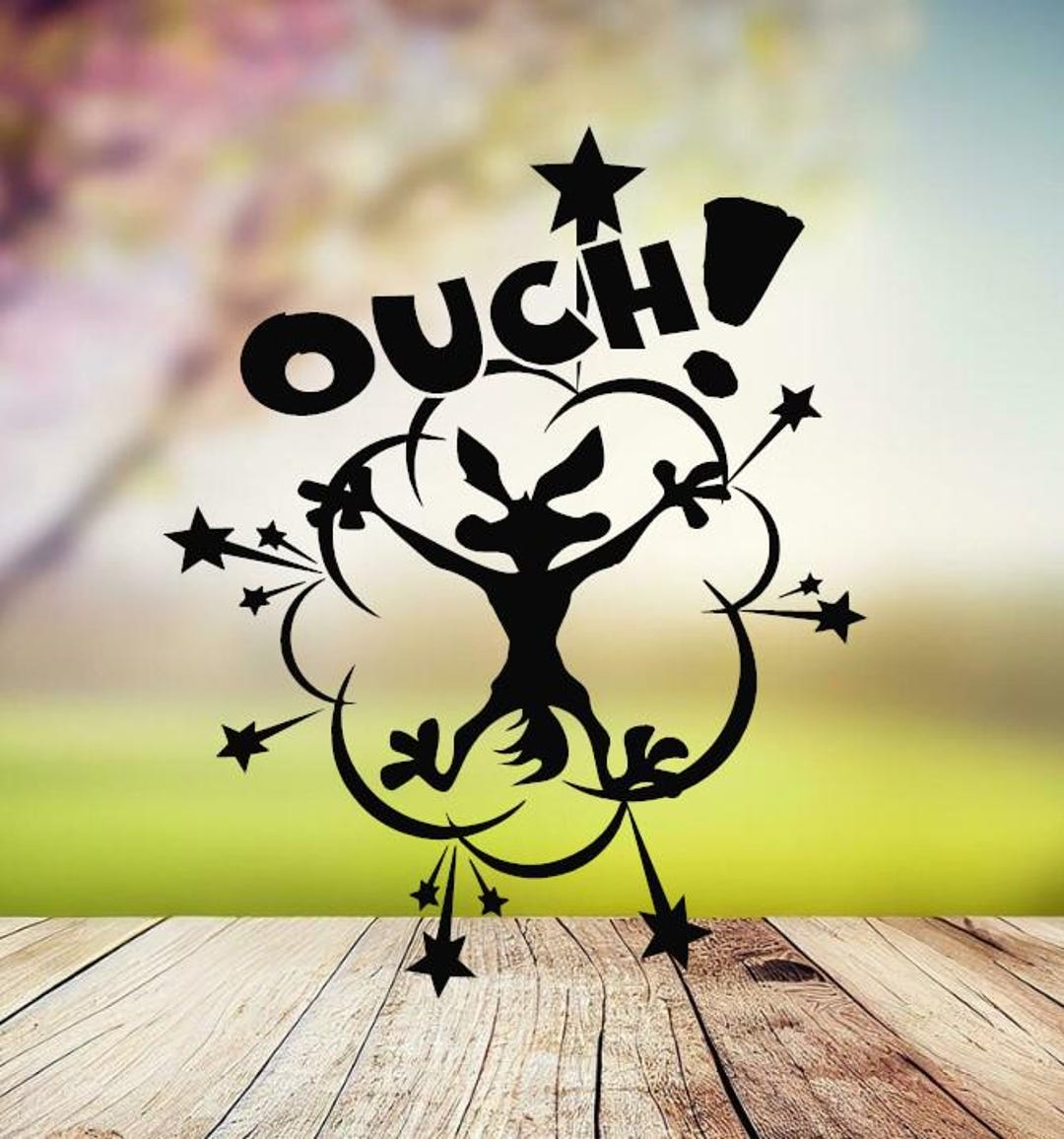 Ouch! Decal - Multiple Colors & Sizes - Laptop-phone-window-rv- Camper ...