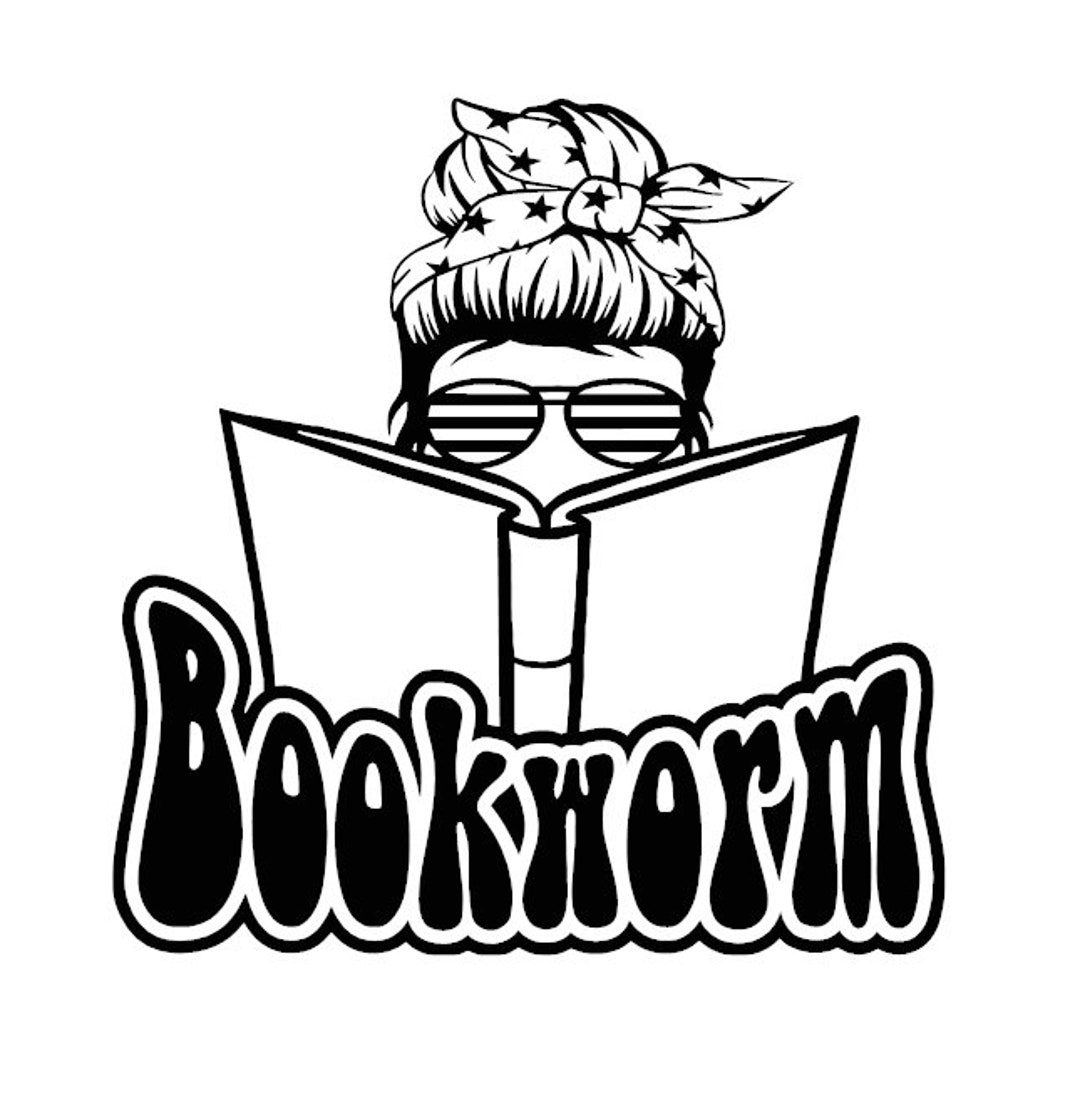 Bookworm Decal - Reader - Reading - Funny Mom - Mom Life - Multiple ...
