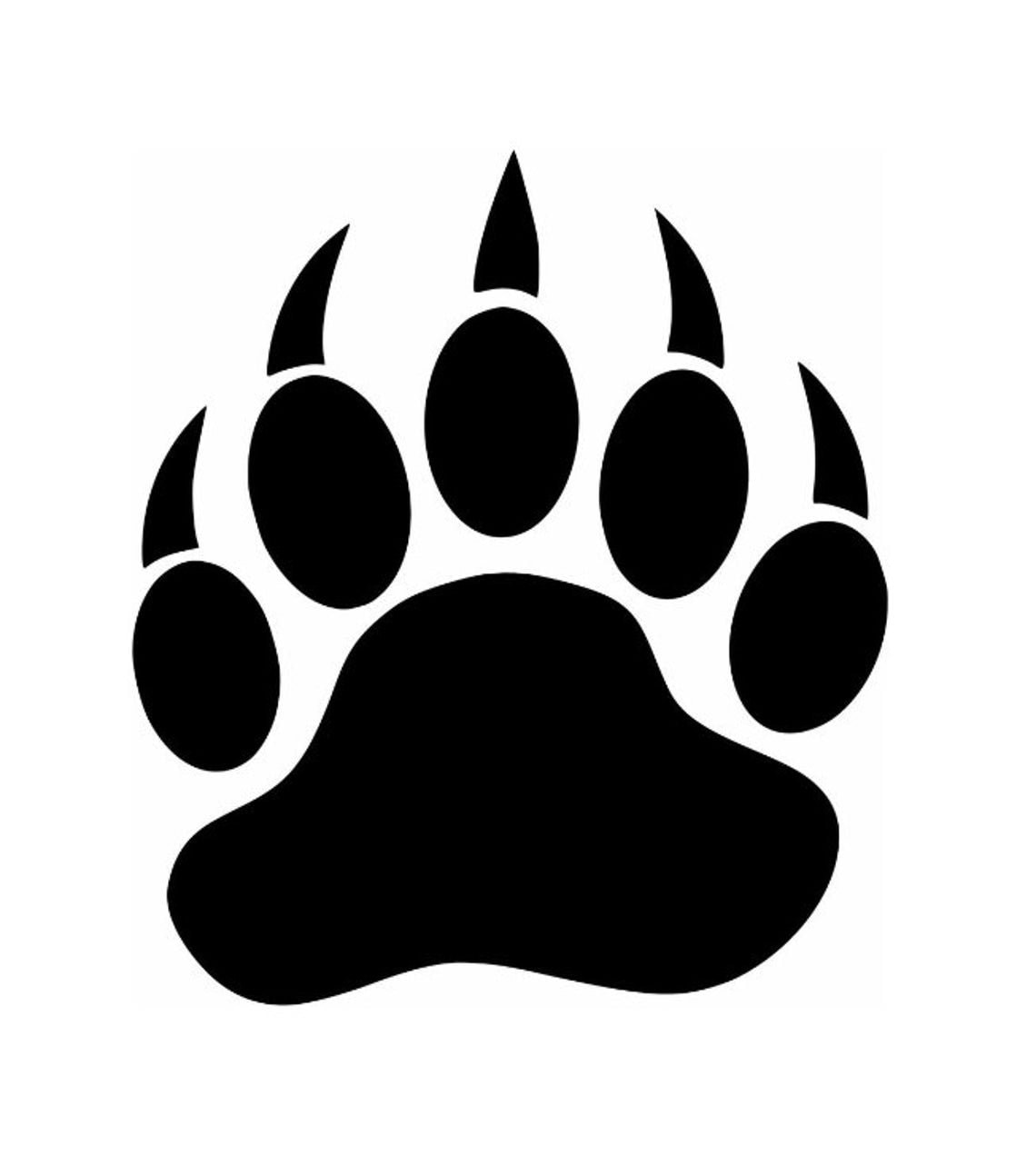 Grizzly - Bear Claw Decal - Multiple Colors & Sizes - Laptop-phone ...