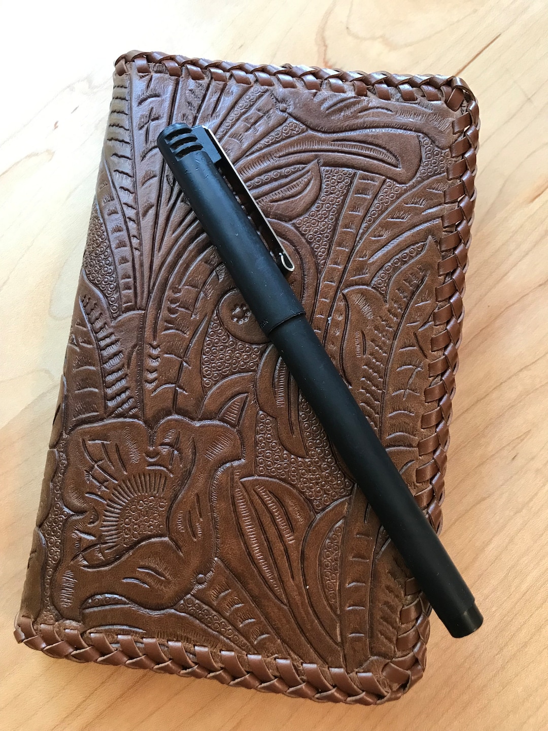 Handmade Vintage Style Notebook Cover. - Etsy