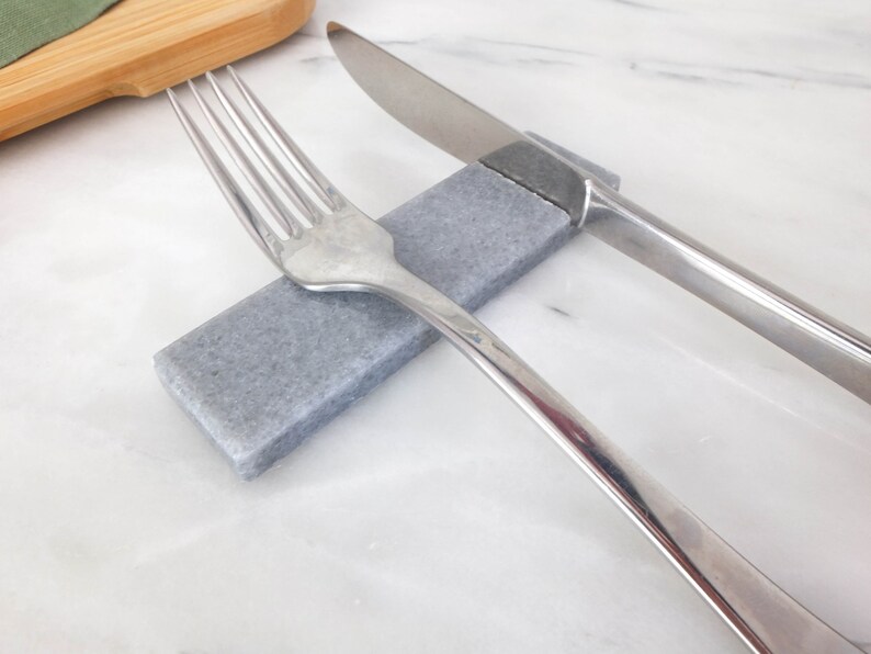 Marble Cutlery Rest Set Elegant Table Decor Rest for Knife - Etsy