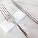 Fork Knife Rest Decor in White Marble, Elegant Cutlery Rest Set for ...