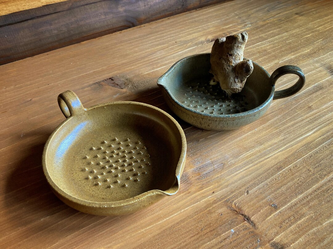 Handmade Ginger Grater CINNAMON, Wheel Thrown, Stoneware, High Fire ...