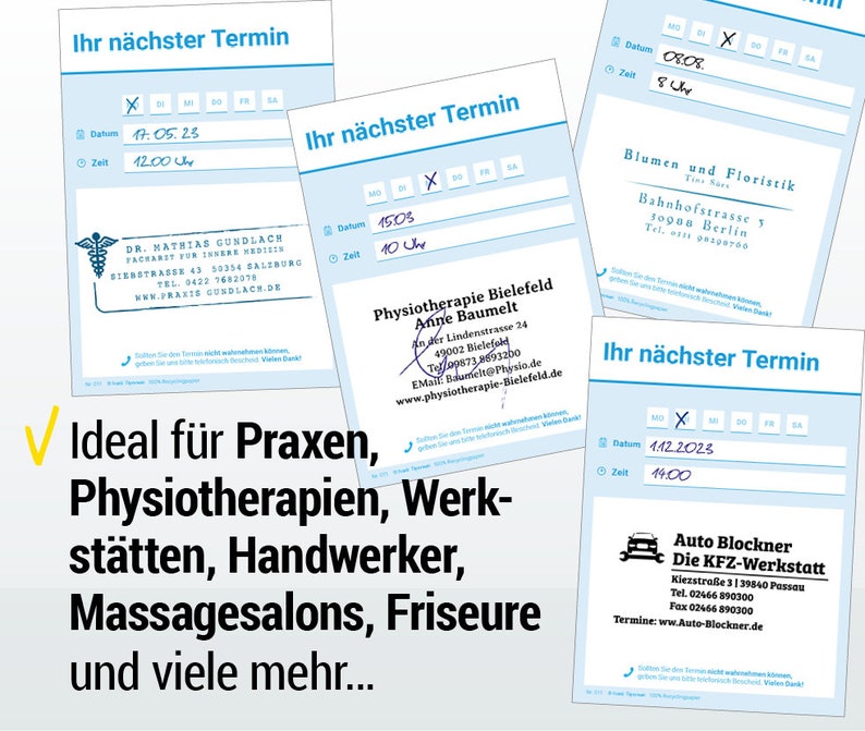 Frank Paperman | 600x Appointment Slips | 12 × Appointment Pads of 50 ...
