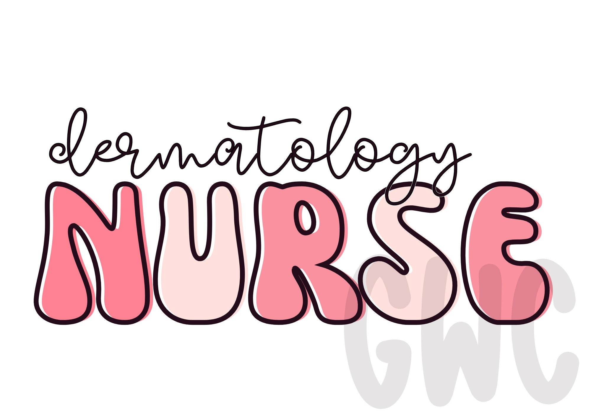 Dermatology Nurse PNG, Nurse Sublimation PNG File, Dermatology Nurse ...