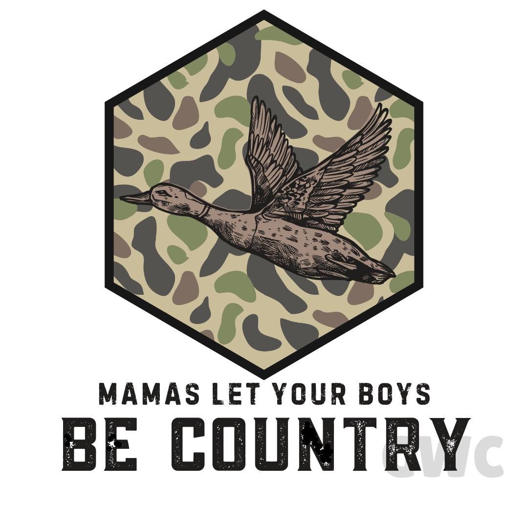 Southern Country Boy Duck Digital Download, Digital PNG, Instant ...