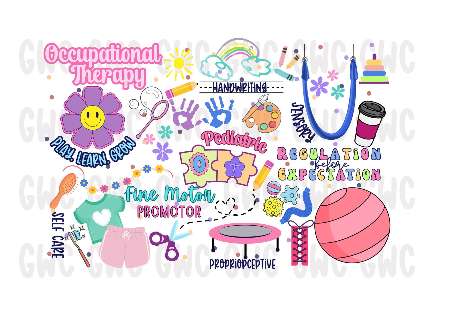 Occupational Therapy Png, Svg File, Occupational Therapy Digital ...