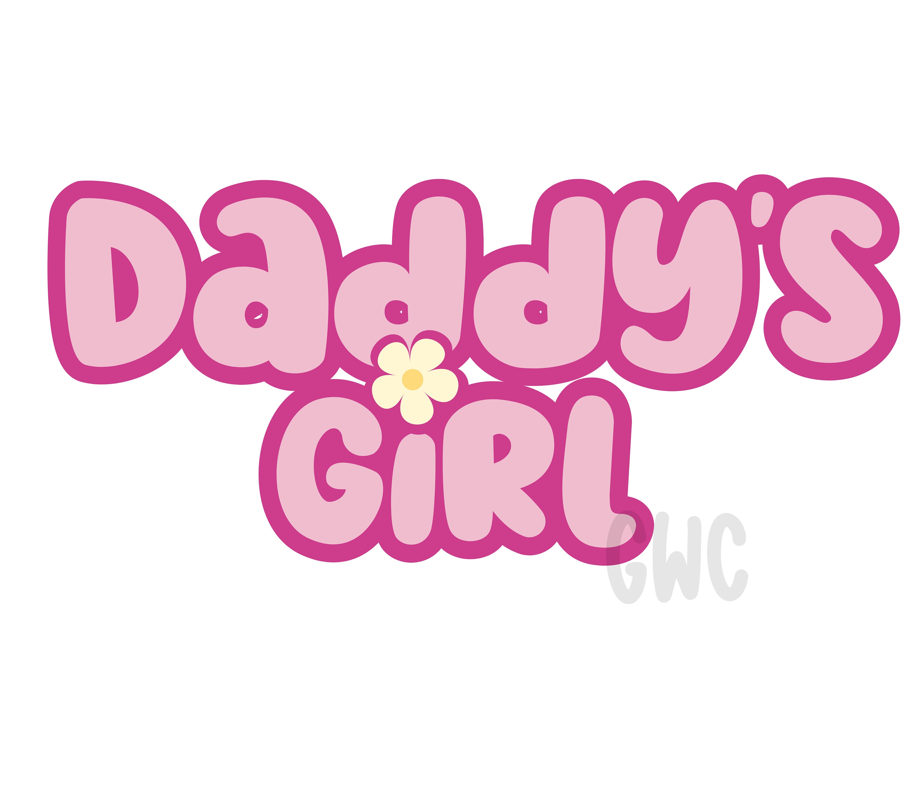 Daddy's Girl PNG, Daddy's Girl Sublimation Digital Download, Girl Dad ...