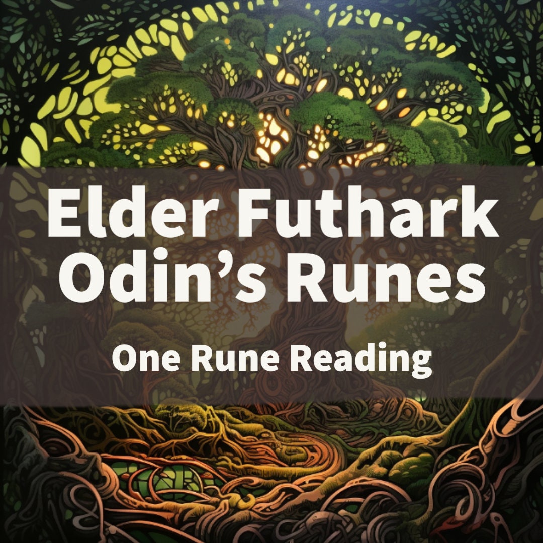 Elder Futhark Odins Runes / WYRD RUNE CARD Reading / Same Day Rune ...