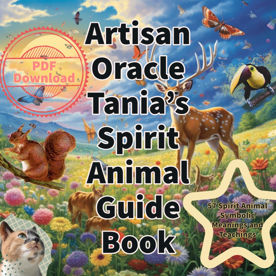 Artisan Oracle Tanias Spirit Animal Guide Book / PDF Download - Etsy
