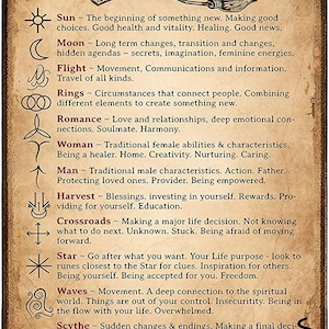 Witches Runes / Single Rune Reading / Same Day - Etsy