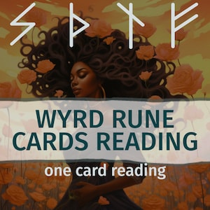 Elder Futhark Odins Runes / WYRD RUNE CARD Reading / Same Day Rune ...