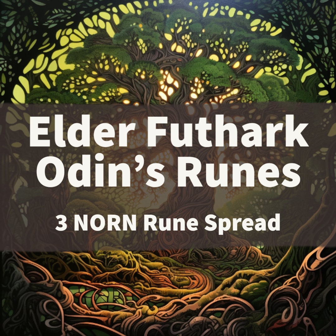 Elder Futhark Odin’s Runes / WYRD Rune Cards Reading / NORN Spread / 3 ...
