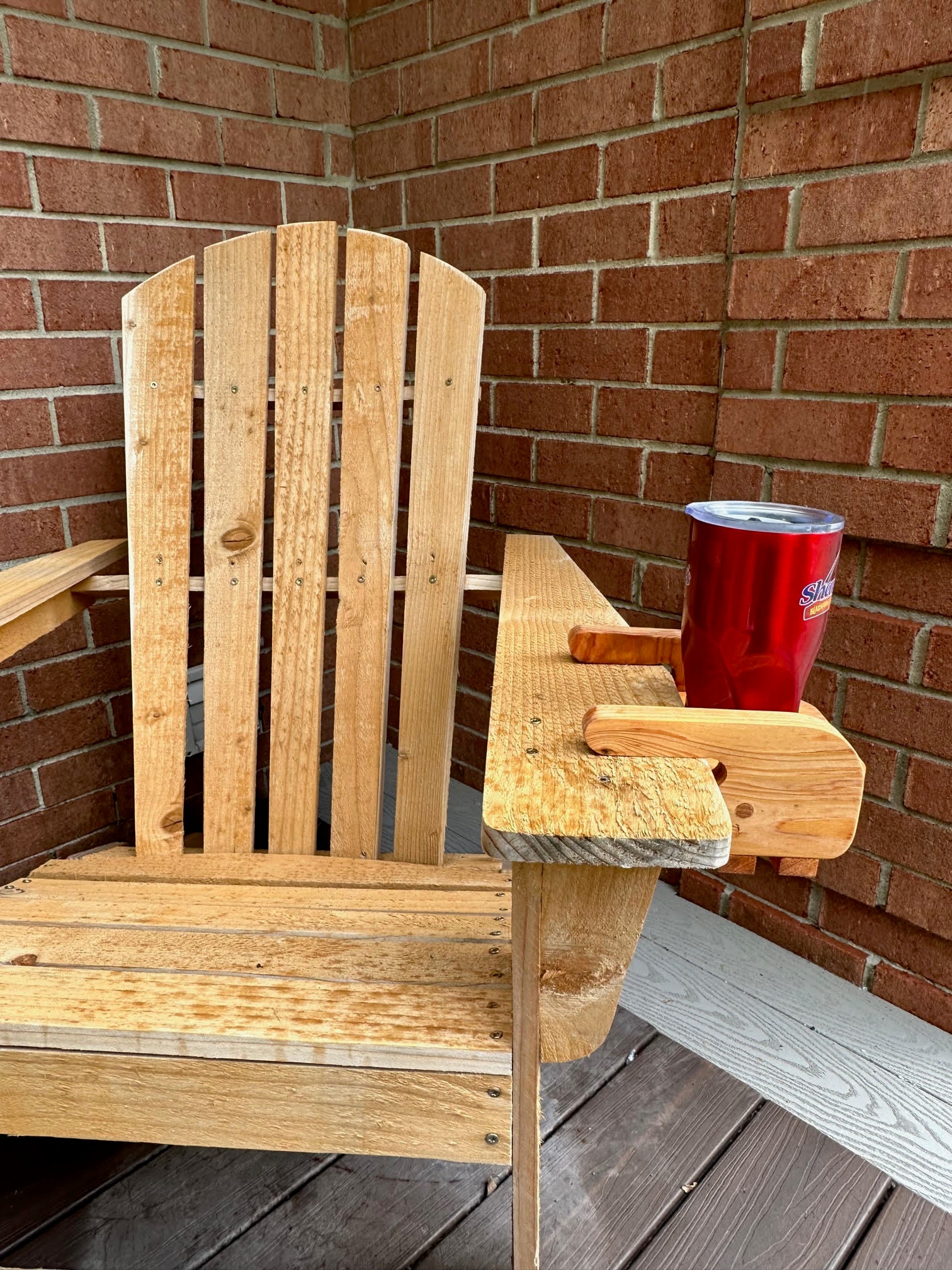 Attachable Wood Adirondack Chair Drink Holder - Etsy