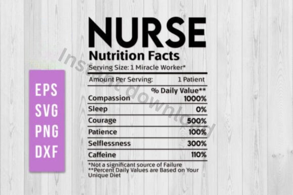 17 Nutritional Facts SVG PNG Bundle, Baby Nutrition, Nutrition Facts ...