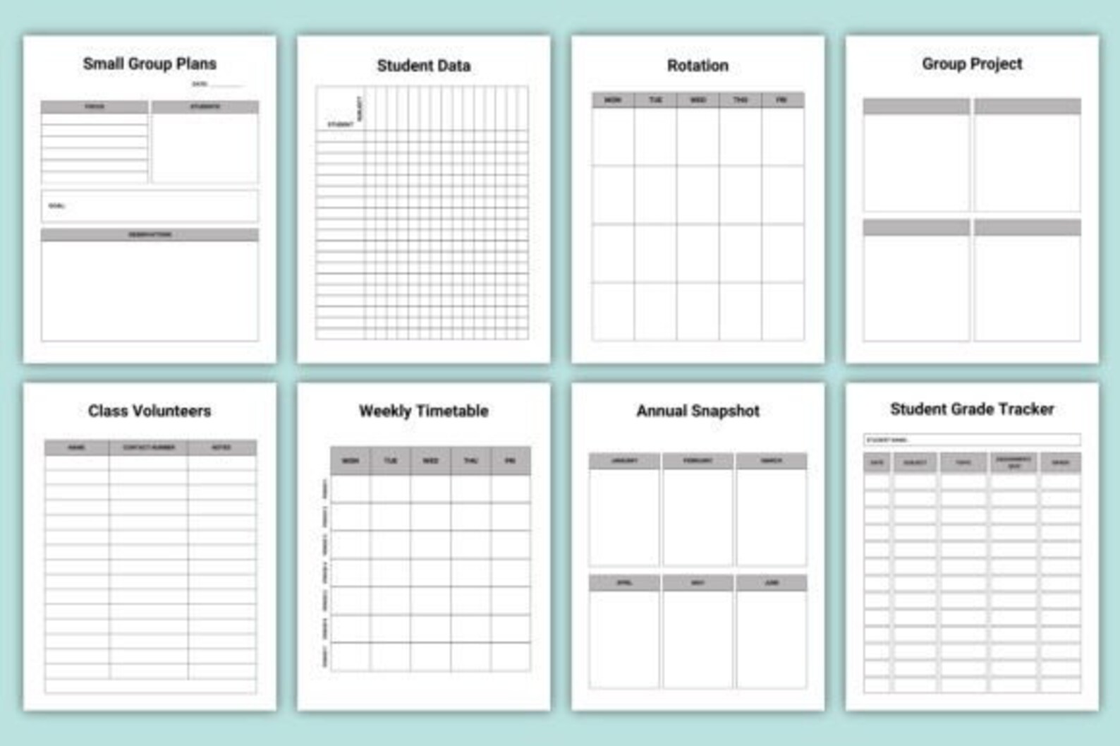 Editable 2024-2025 Teacher Planner 90 Pages Back to School - Etsy