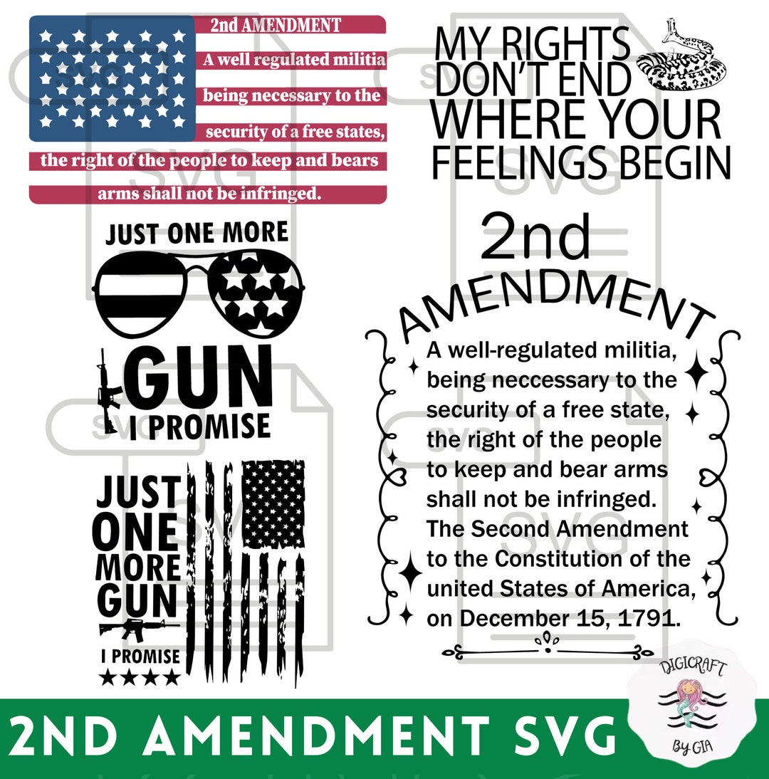 2nd Amendment Svg, Second Amendment Svg, Gun Rights Svg, American Flag Svg, We the People Svg ...