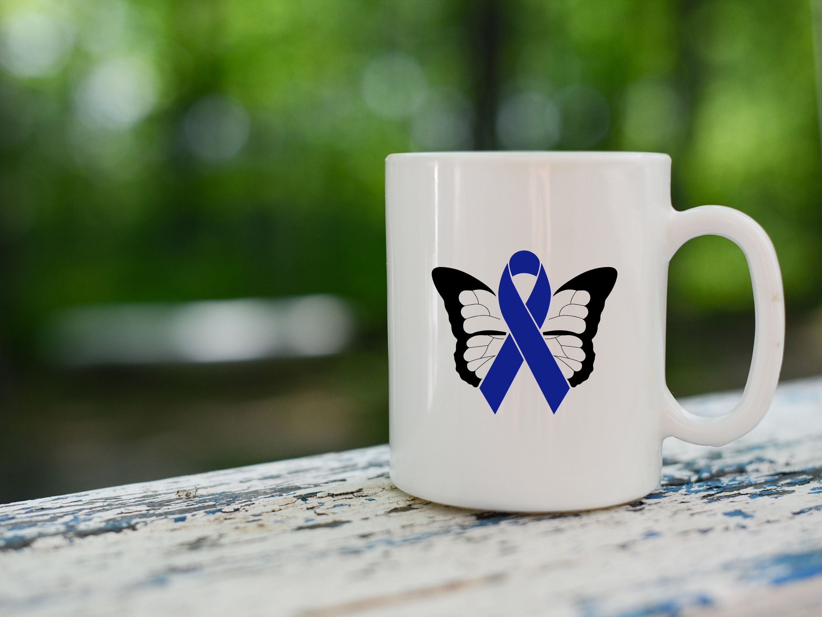 Colon Cancer Svg, Cancer Awareness, Cancer Ribbon Svg, Blue Ribbon Svg ...