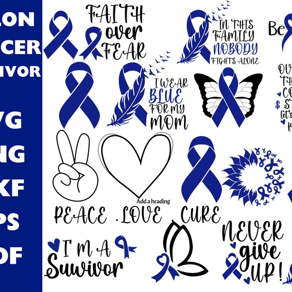 Colon Cancer Ribbons - Etsy
